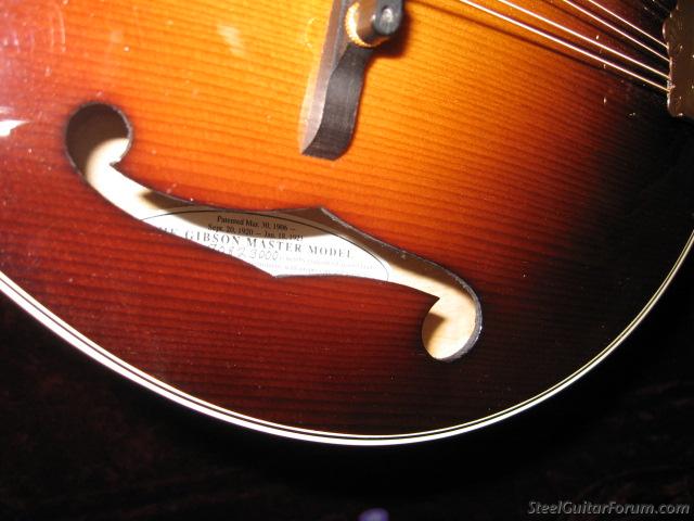 Gibson Sam Bush Mandolin In Exc + Condition : The Steel Guitar Forum