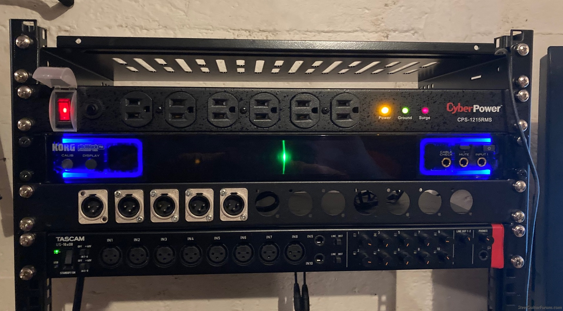 KORG Pitchblack Pro Rackmount Tuner : The Steel Guitar Forum